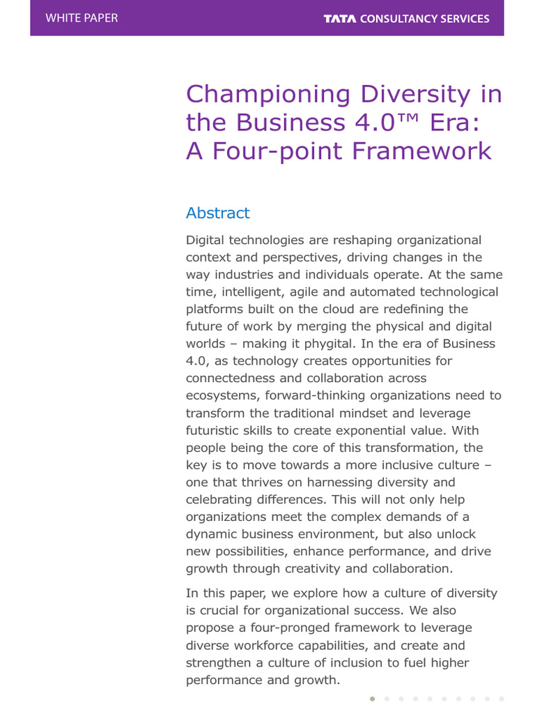 Diversity Inclusion Workplace Drives Success Pdf