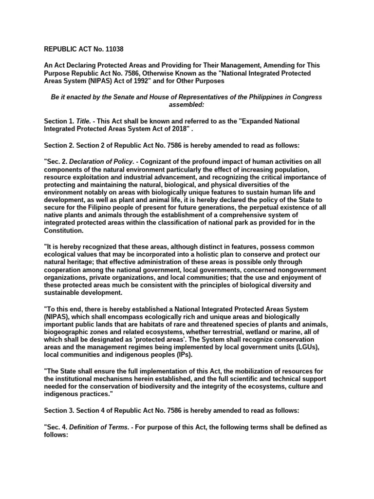 REPUBLIC ACT No. 11038 ENIPAS | PDF