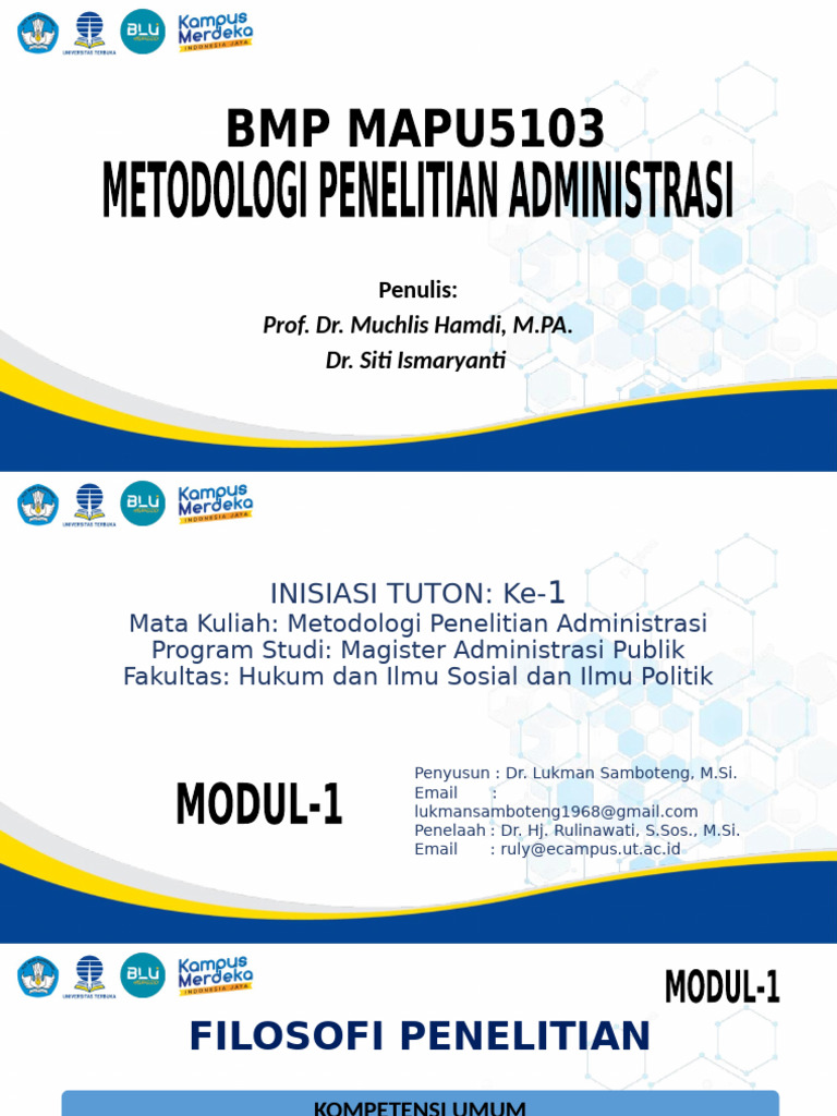 Modul 1-MAPU5103-MPA 2022 | PDF