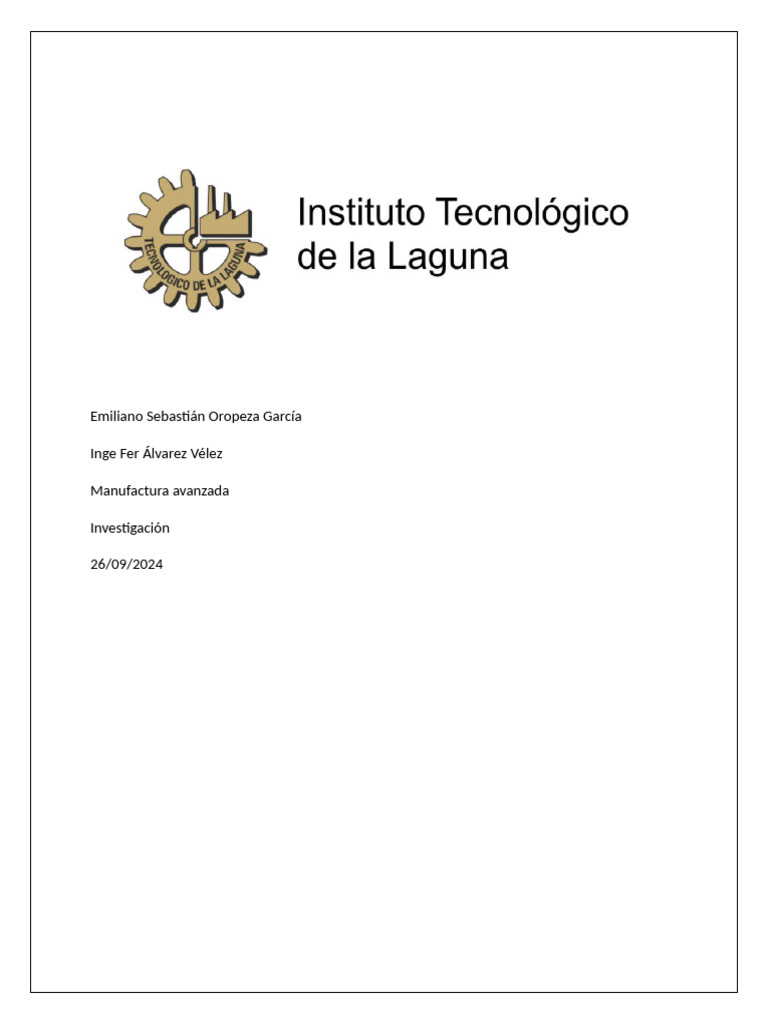 Cuestionario Manufactura-1 | PDF | Home & Garden | Technology & Engineering
