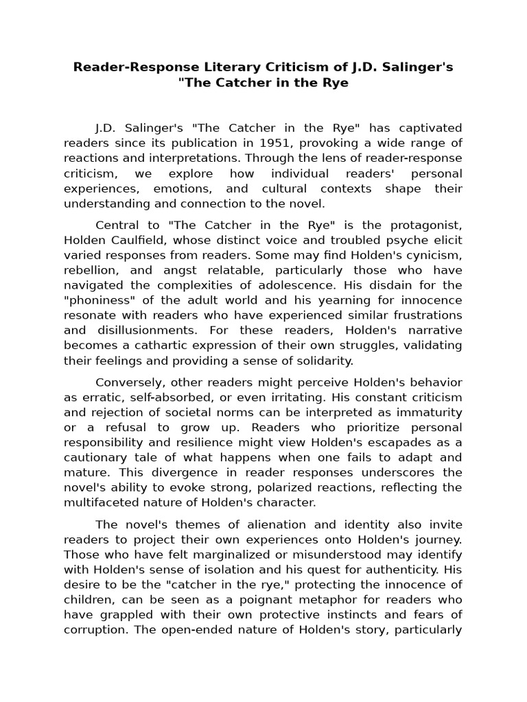 Readers Response | PDF