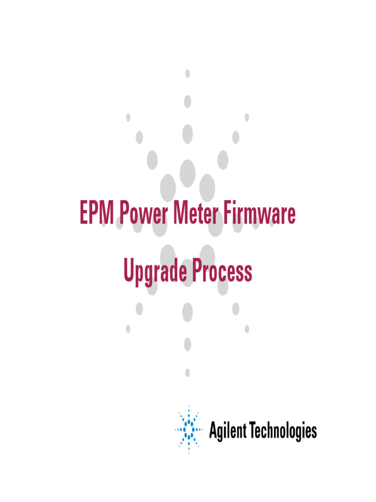 EPM Firmware Upgrade Process Nov10 | PDF