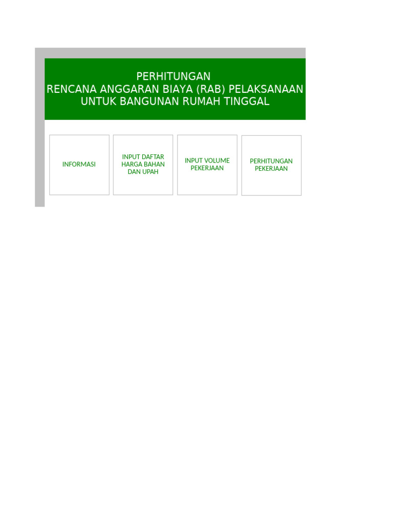 RAB Lengkap Dengan Time Schedule | PDF