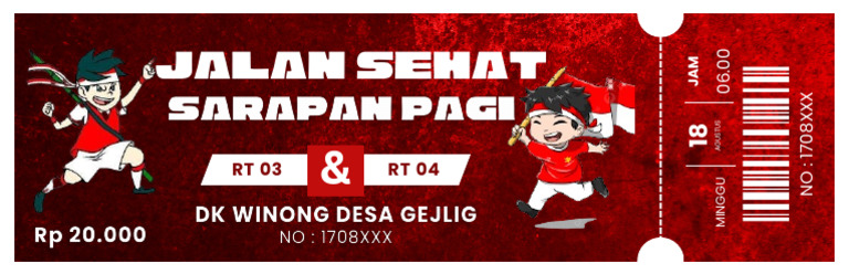 Contoh Tiket | PDF