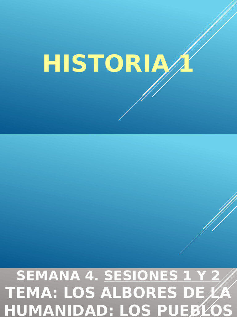 Historia 1 | PDF