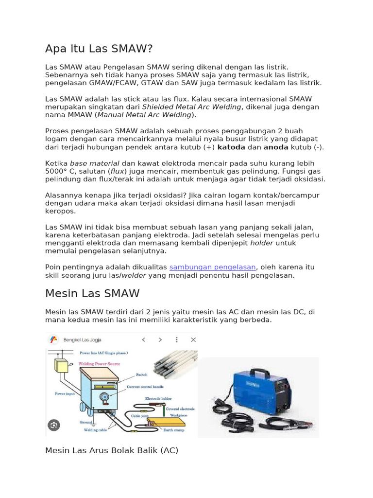 Apa Itu Las SMAW | PDF