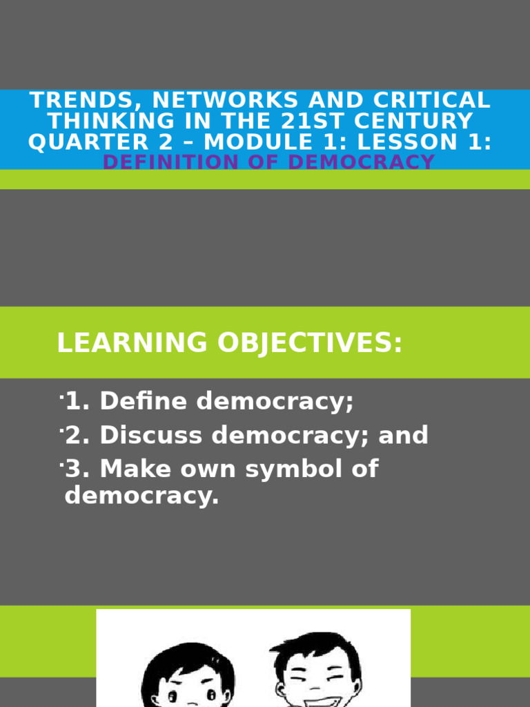 MODULE Trends, Networks, and Critical Thinking in | PDF