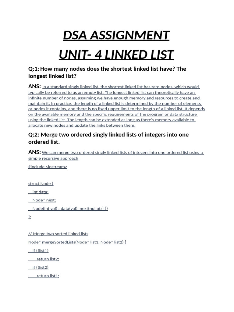 Linkedlist | PDF