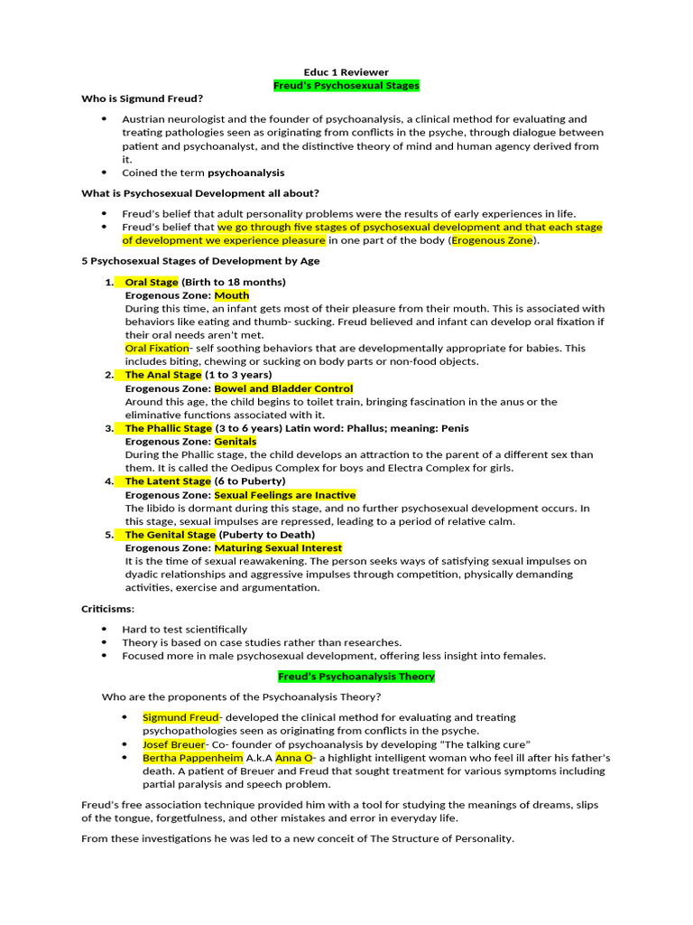 Educ 1 Finals Reviewer | PDF