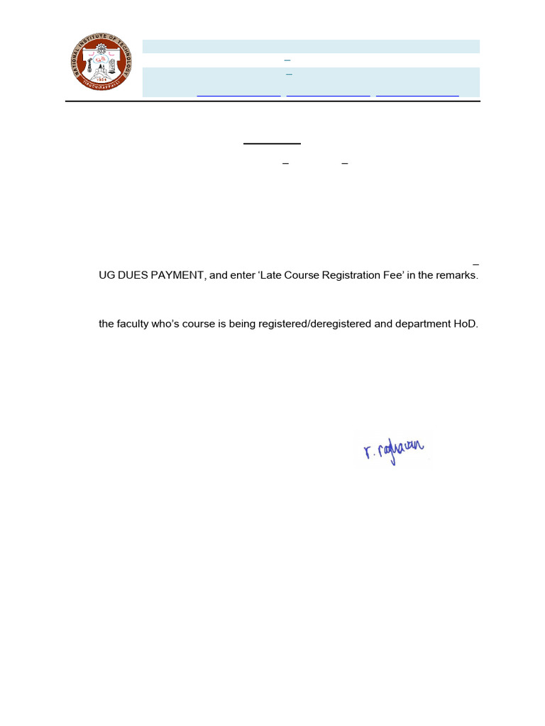 Late Registration July 2022 | PDF