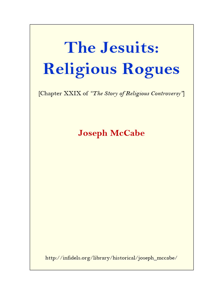 Jesuits (Joseph McCabe) | PDF