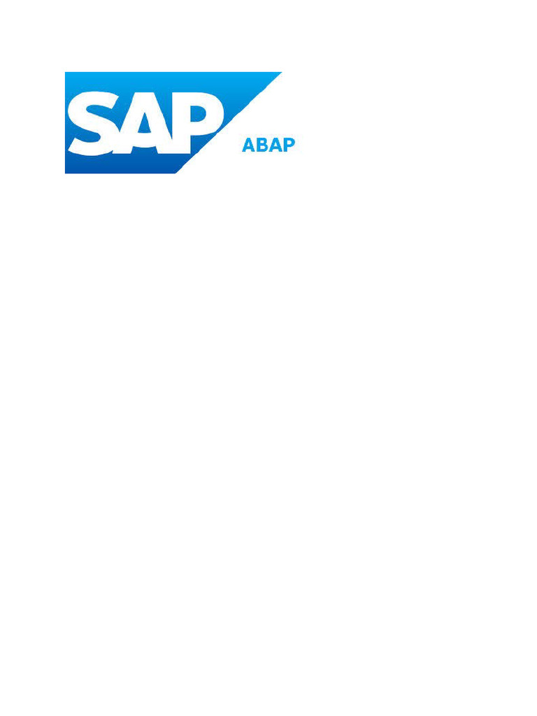 SAP ABAP Logo_5 | PDF