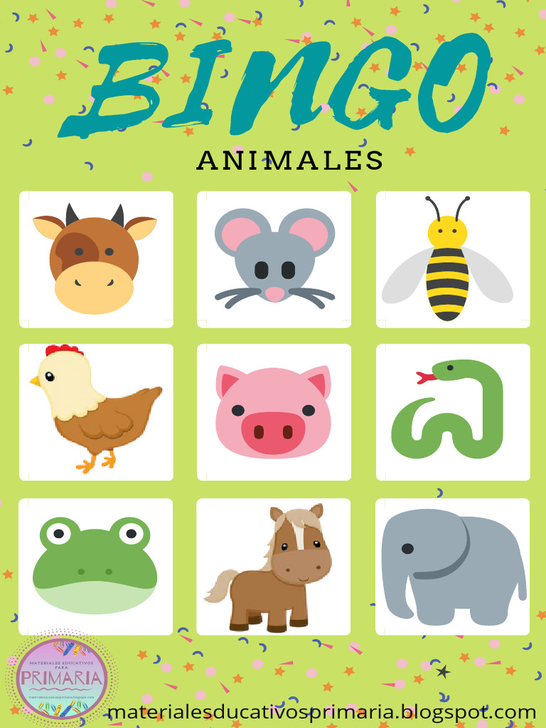 Bingo Animales | PDF