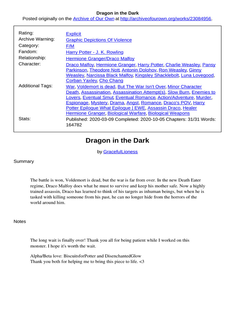 Dragon in the Dark | PDF