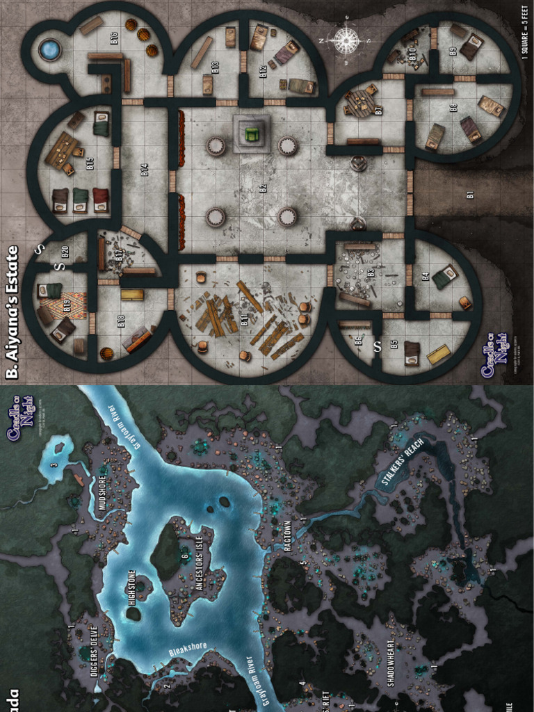 PZO9554 Cradle of Night Poster Map | PDF