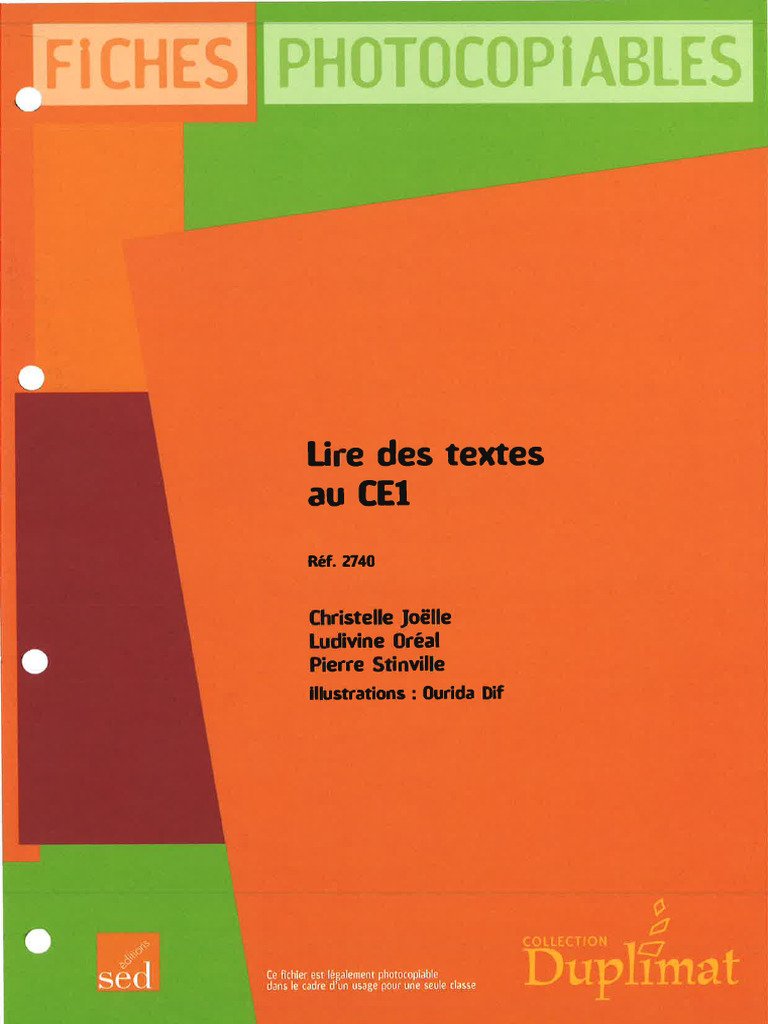 Lire Des Textes, Compréhension | PDF