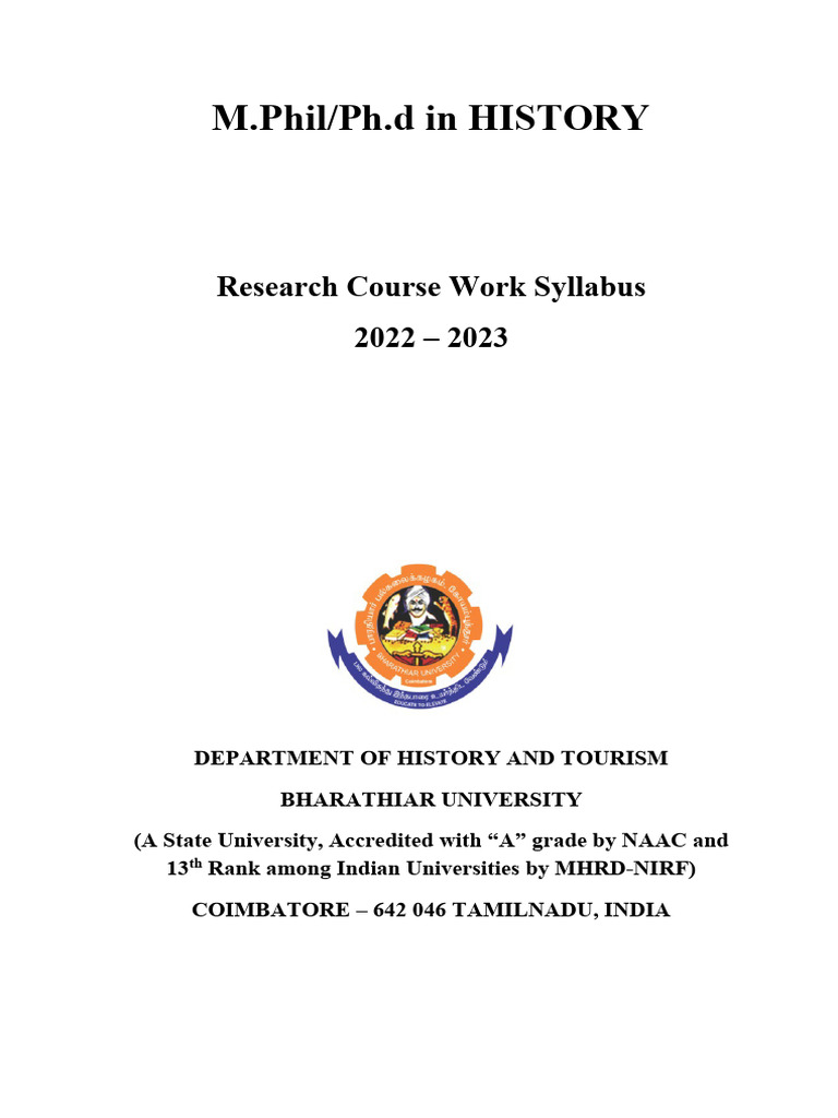 History PHD Bu | PDF