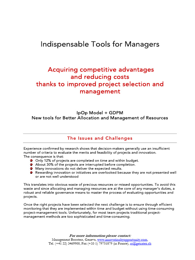 IpOp Model and GDPM Presentation English Raphael H Cohen | PDF