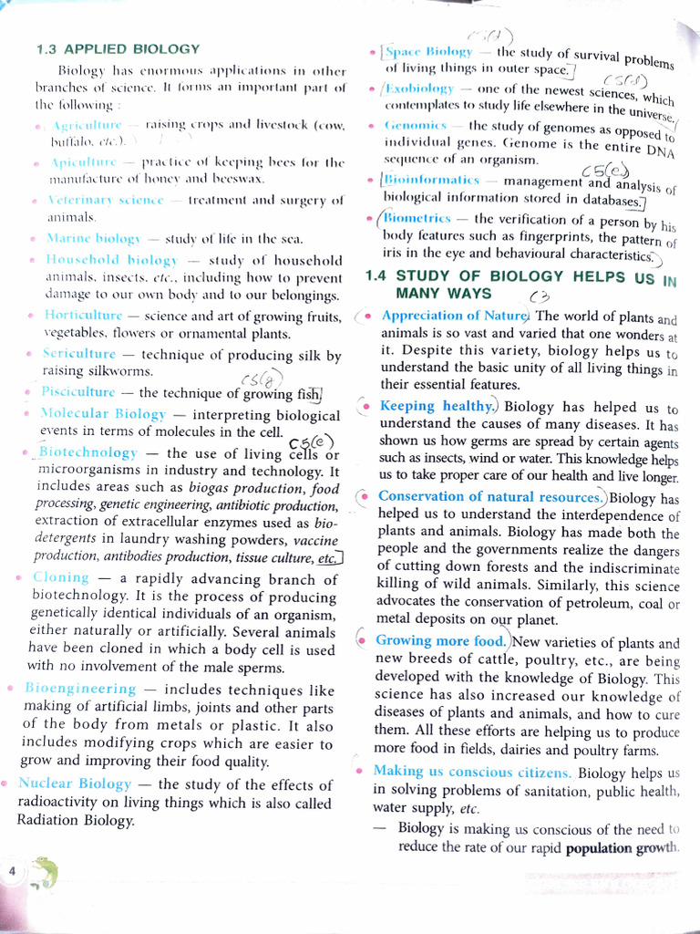 Concise Biology Class 9 Icse Page 5 | PDF
