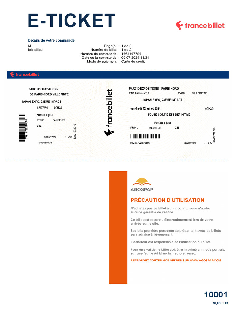 Ticket Direct 1668467786 | PDF