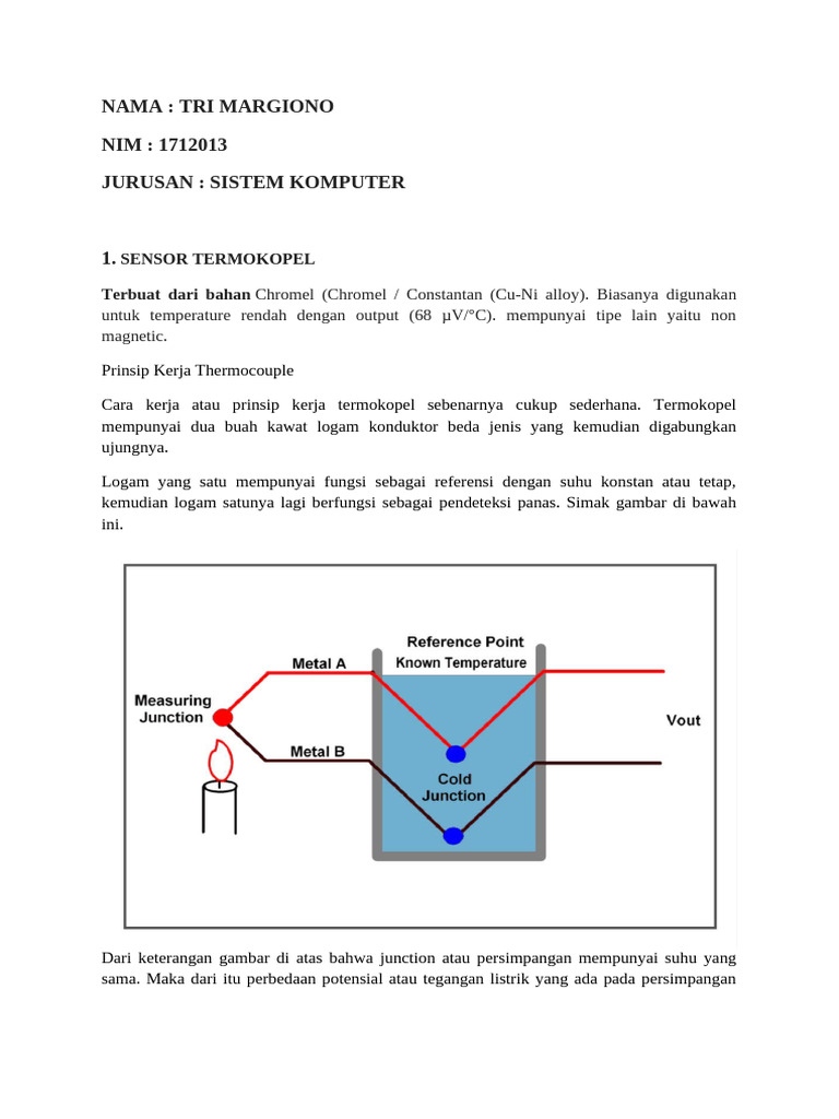 Tugas Teknologi Sensor | PDF
