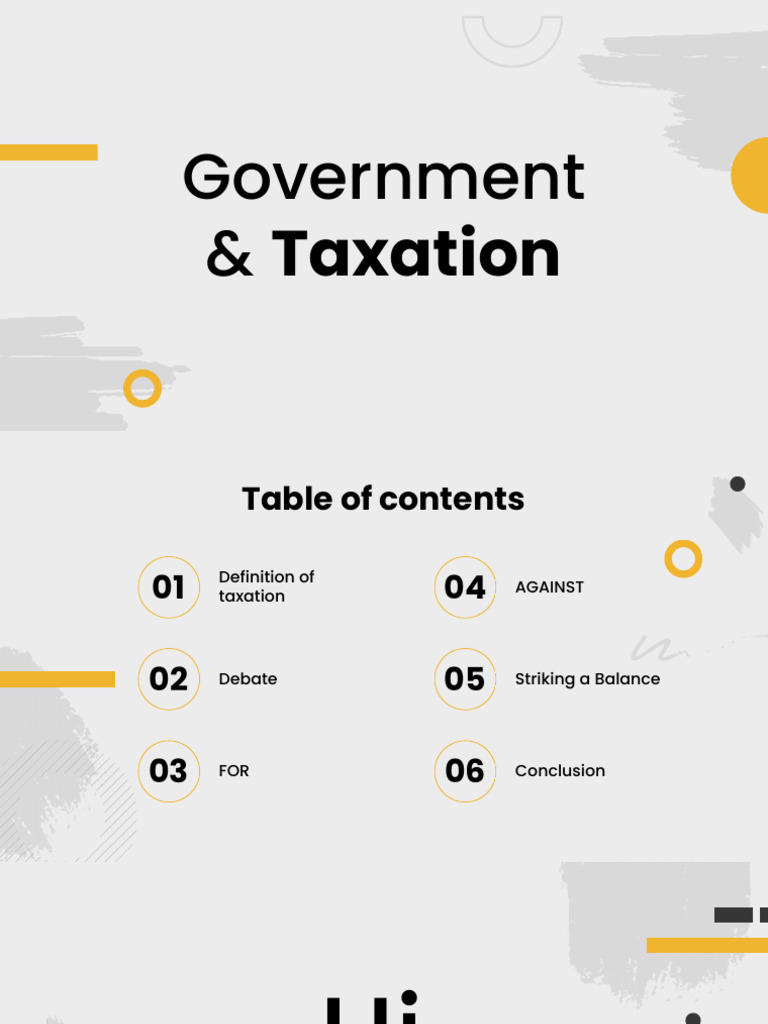 Government & Taxation | PDF