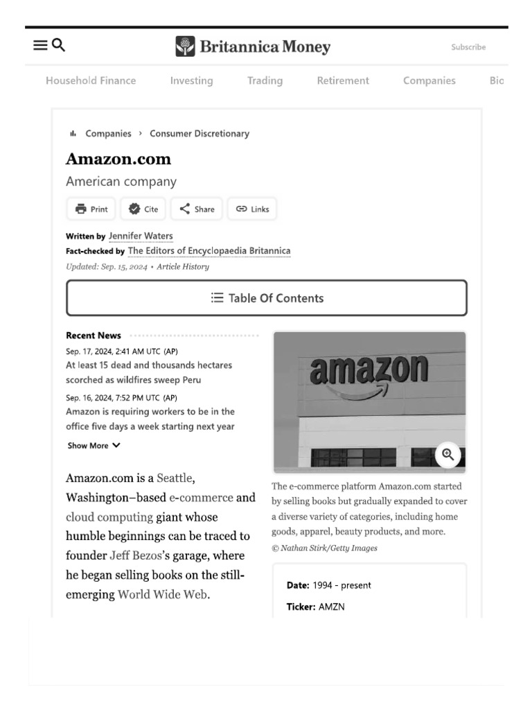 Amazon Story | PDF
