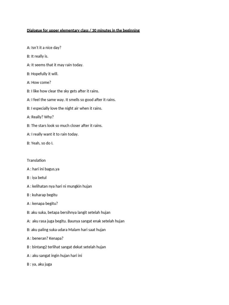 Bahan Dialogue 1 | PDF