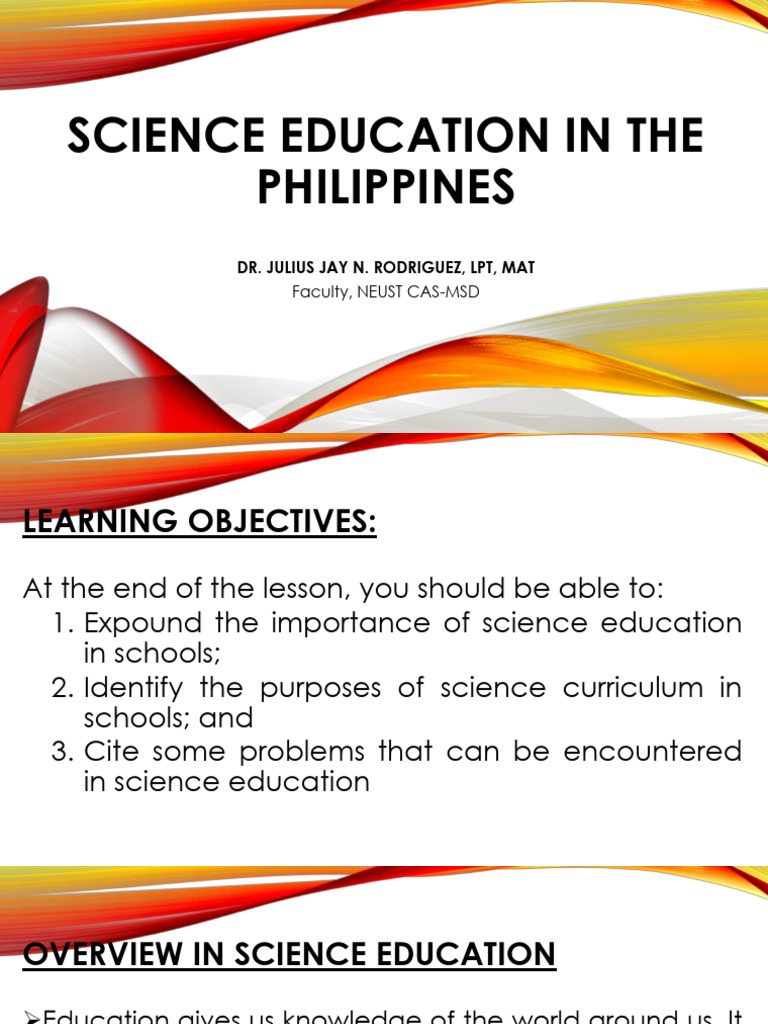 3.2. Science Education in The Philippines | PDF