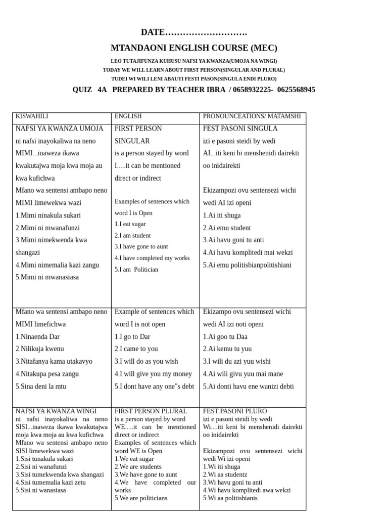 WPS Test 1-1 | PDF