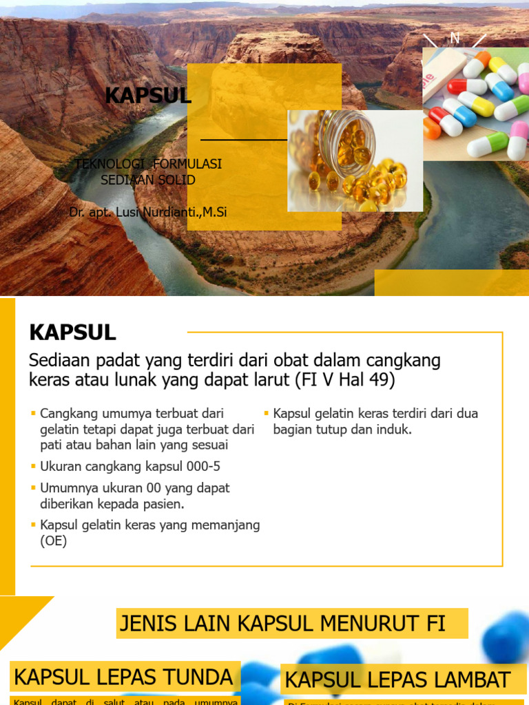 KAPSUL Farmasetika | PDF