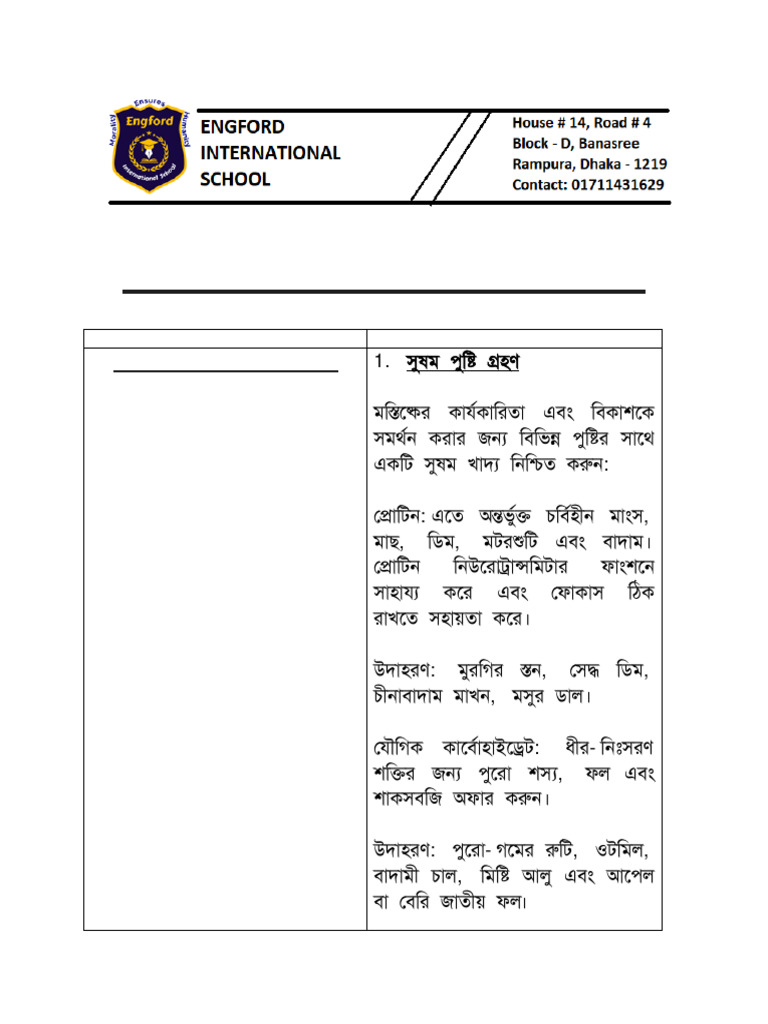 Diet Plan For Abhan | PDF