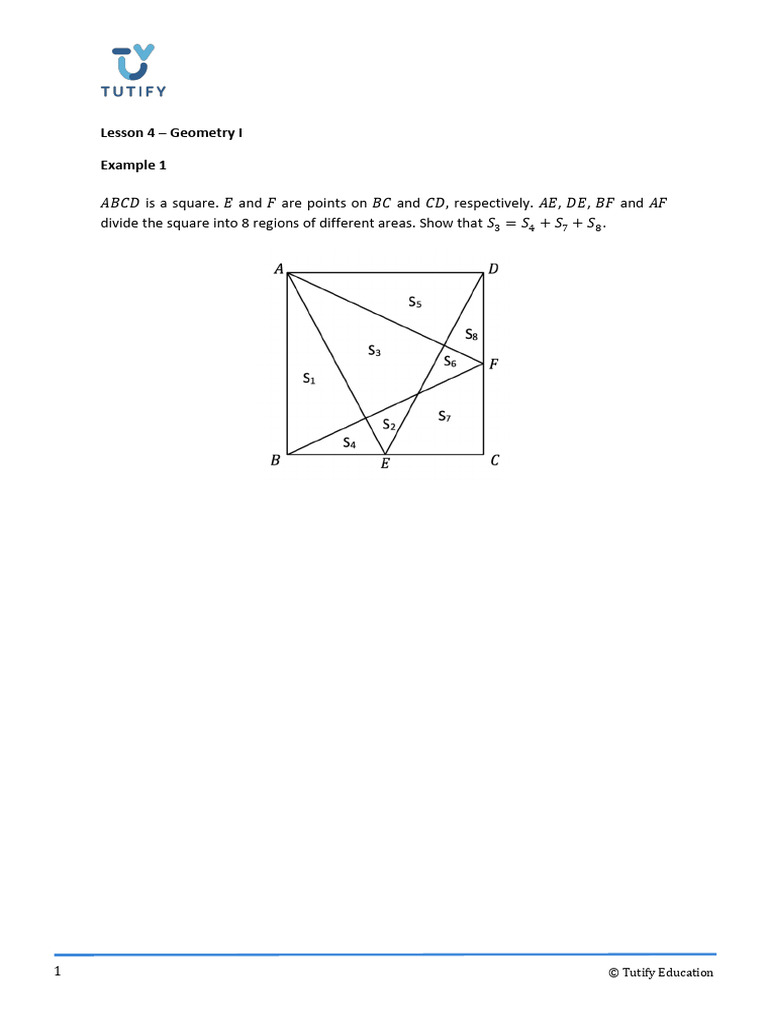 L4 Geometry I Pdf Area Teaching Methods Materials