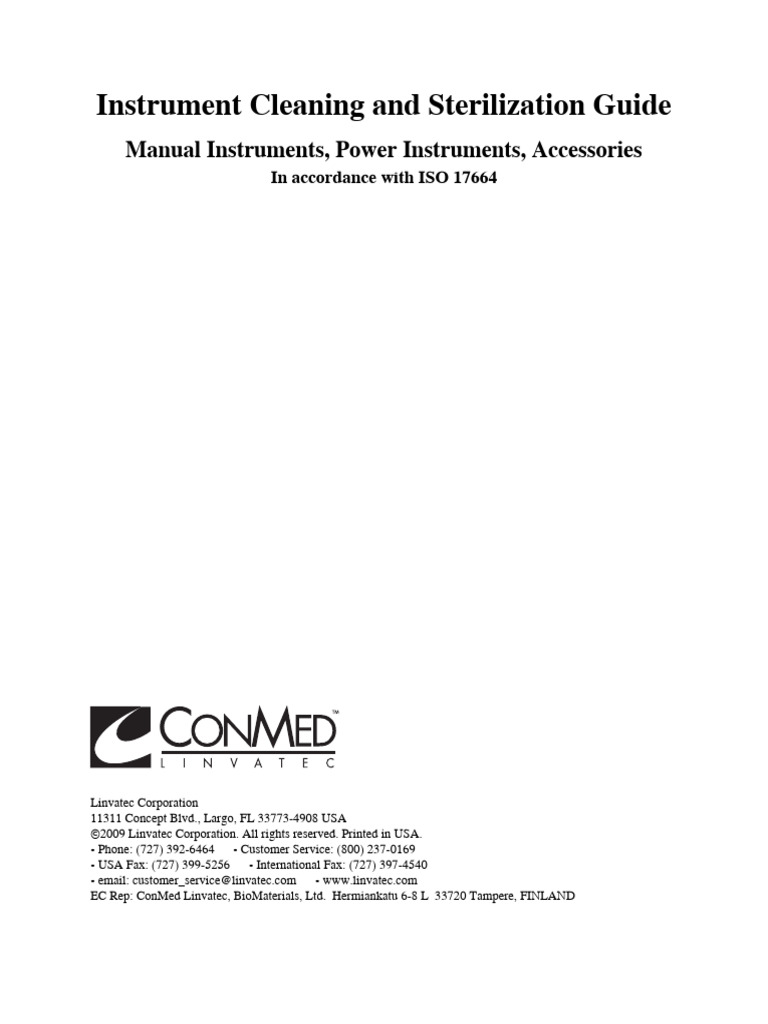 Surgical Instrument Cleaning Guide | PDF | Washing Machine ...