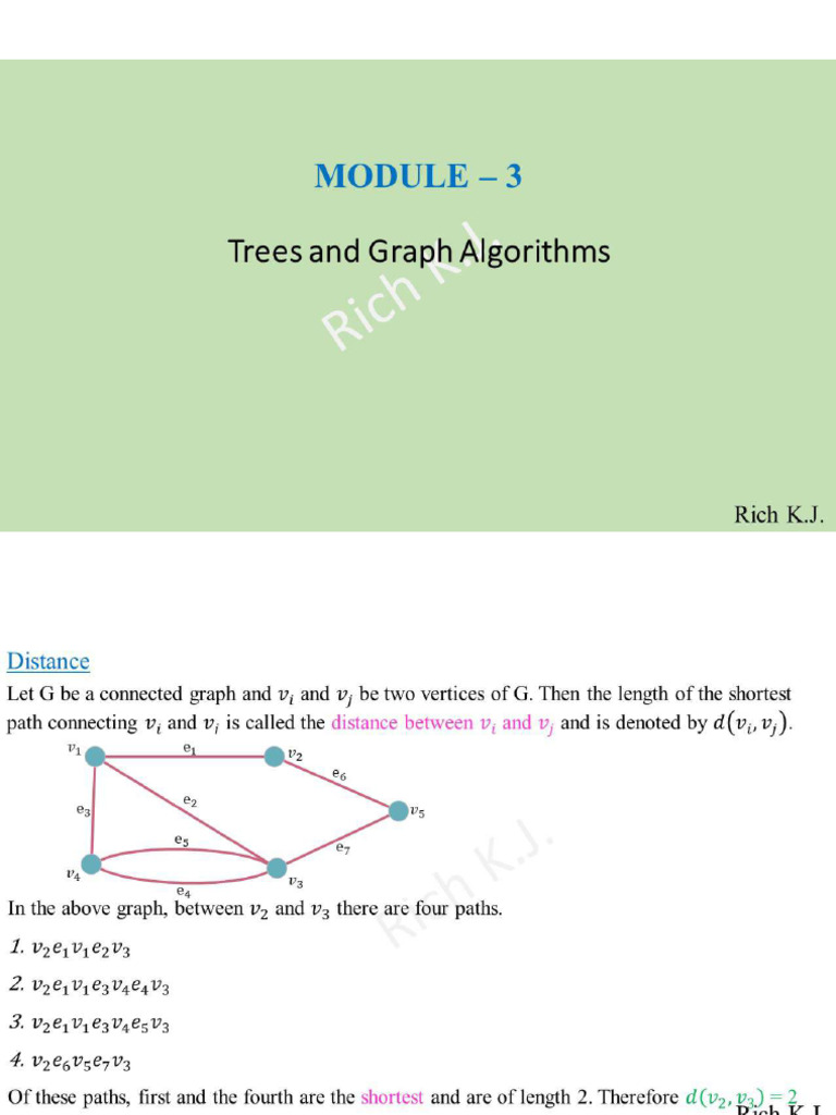 Module 3 - MAT206 - Note 1 | PDF