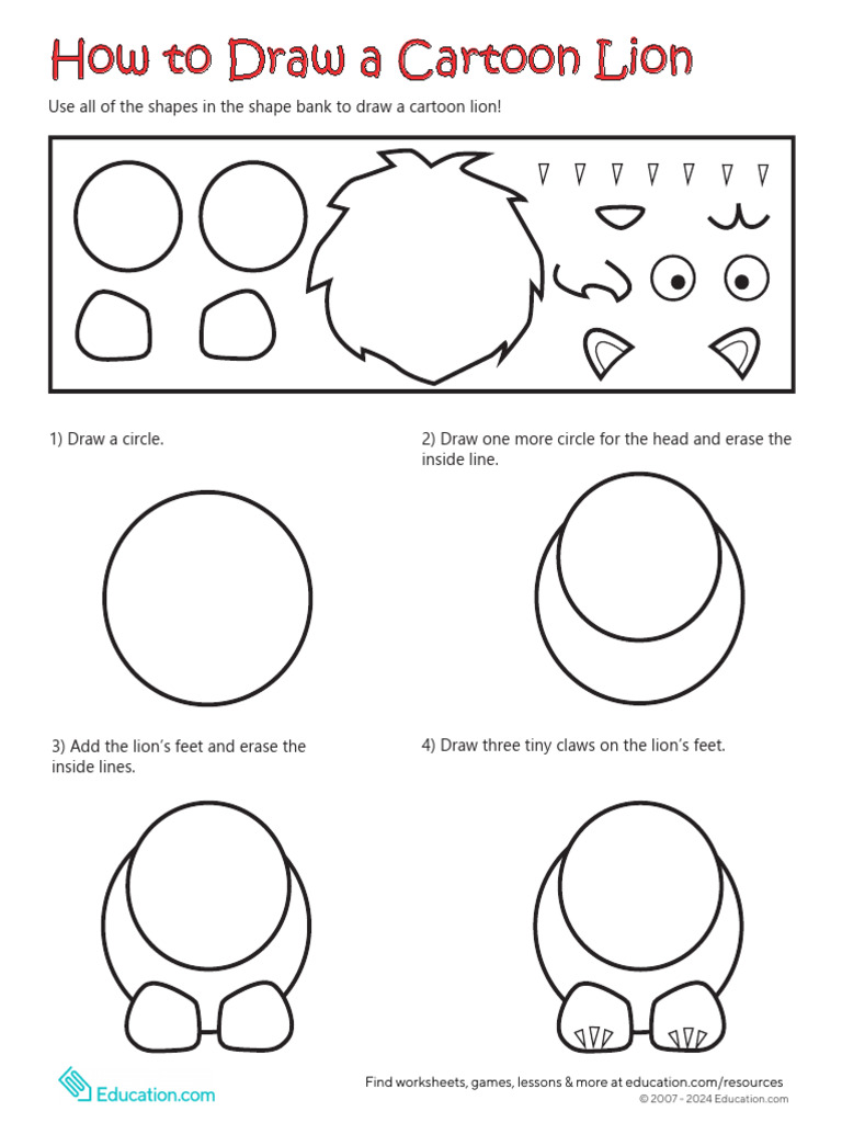 how-to-draw-a-lion | PDF