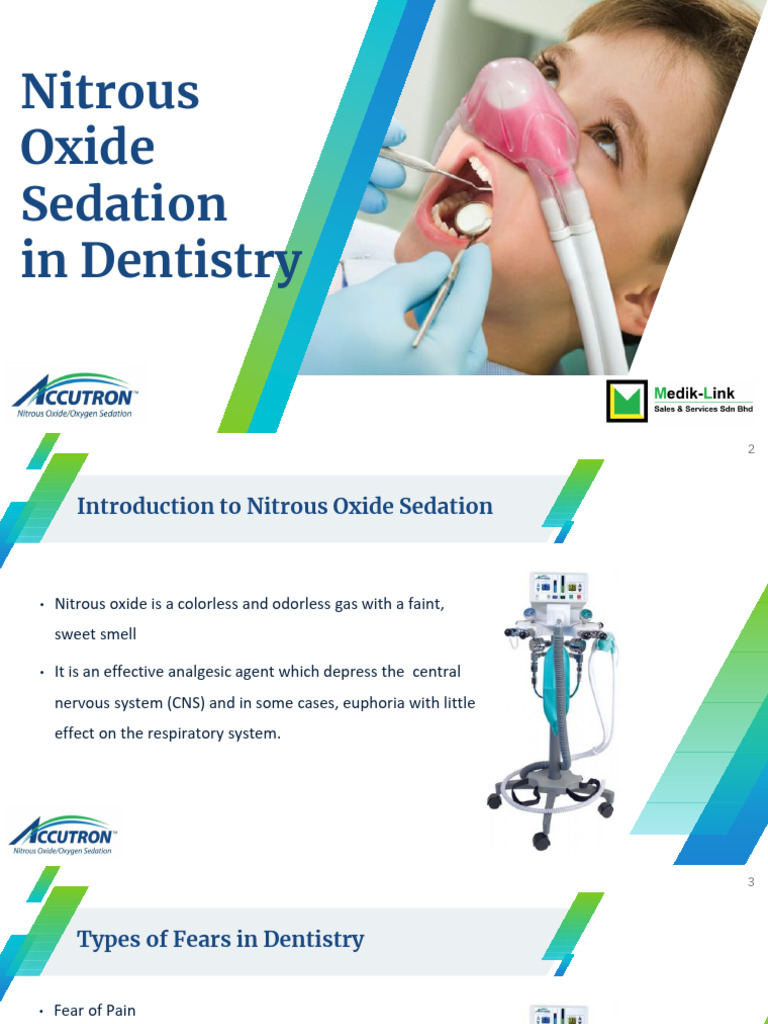 Accutron Nitrous Oxide Sedation Presentation | PDF | Nitrous Oxide ...