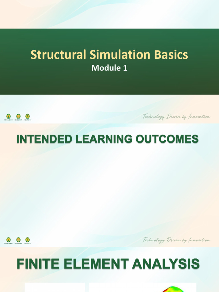 (M1-MAIN) Structural Simulation Basics | PDF