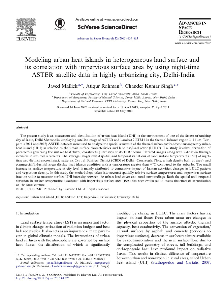 Advancesof Space Research | PDF