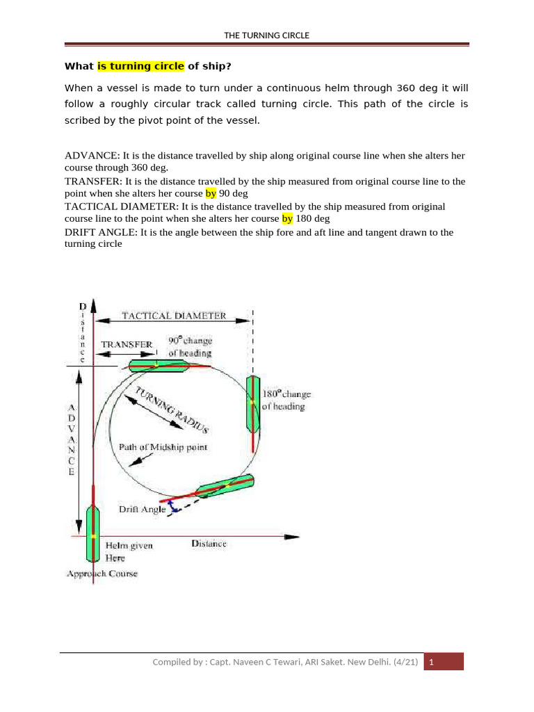 06. TURNING CIRCLE | PDF