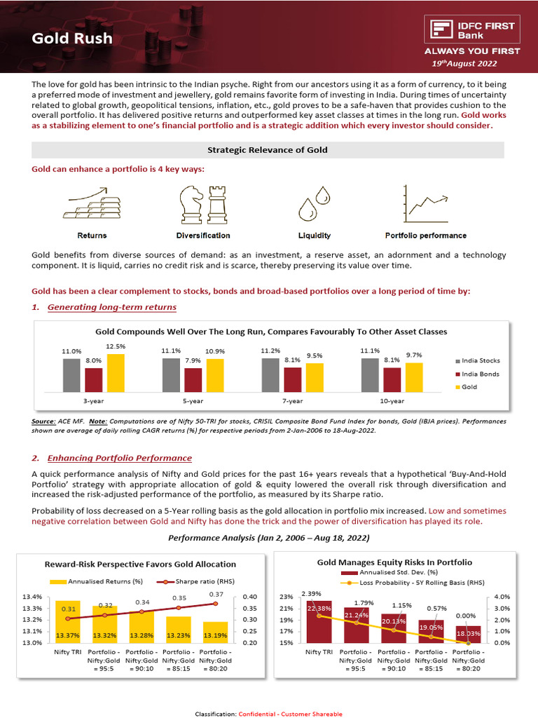 The Gold Rush | PDF | Inflation | Investing