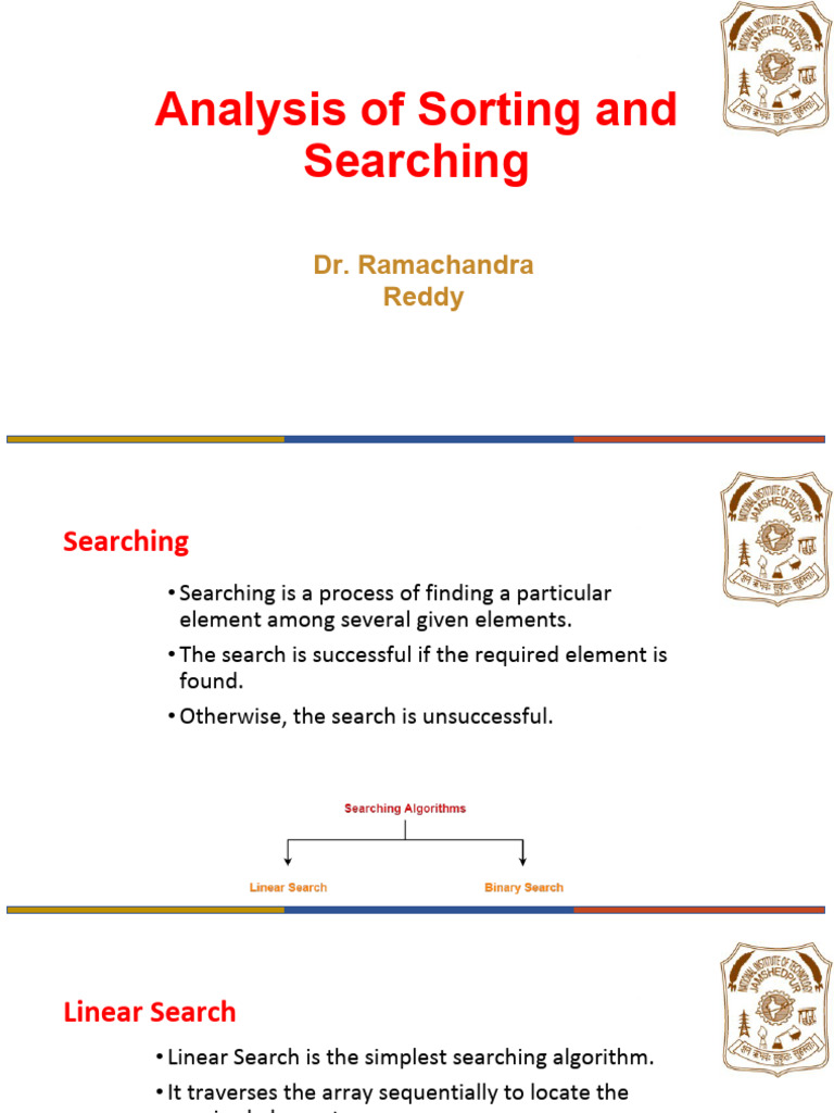 Searching&sorting | PDF