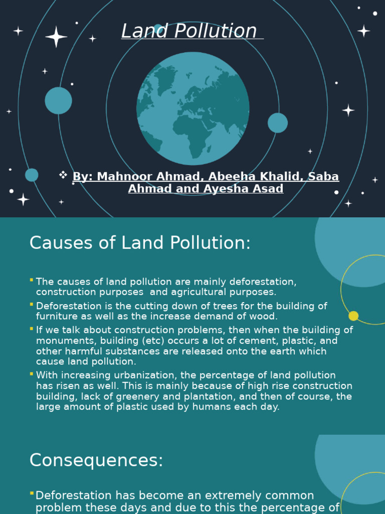 Land Pollution, GP | PDF