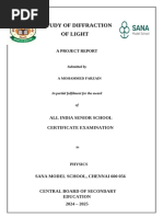 Physics Class 12 Project | PDF | Diffraction | Electrodynamics