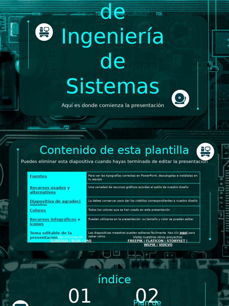 Systems Engineering School by Slidesgo | PDF