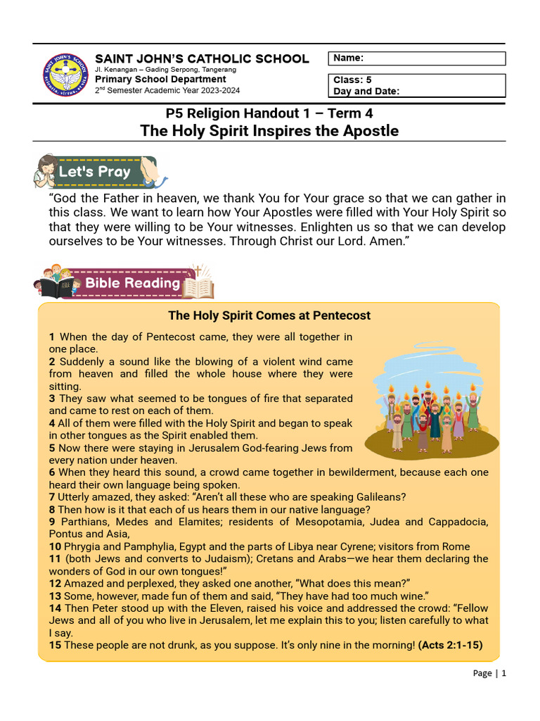 Religon Hand Out | PDF