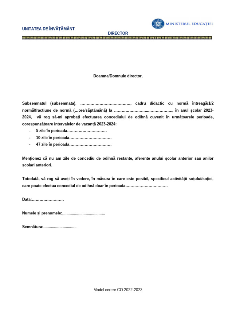 5.CERERE CO 2023-2024 | PDF