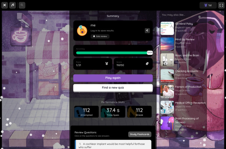 Summary - Quizizz | PDF