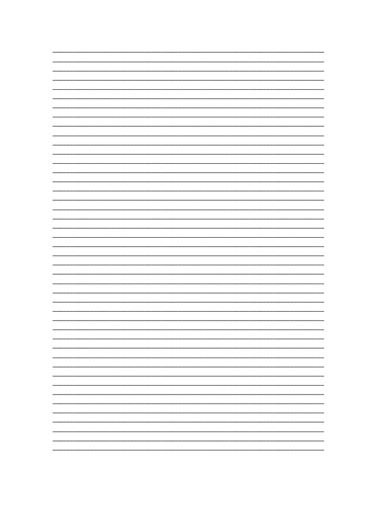 hoja con rallas | PDF