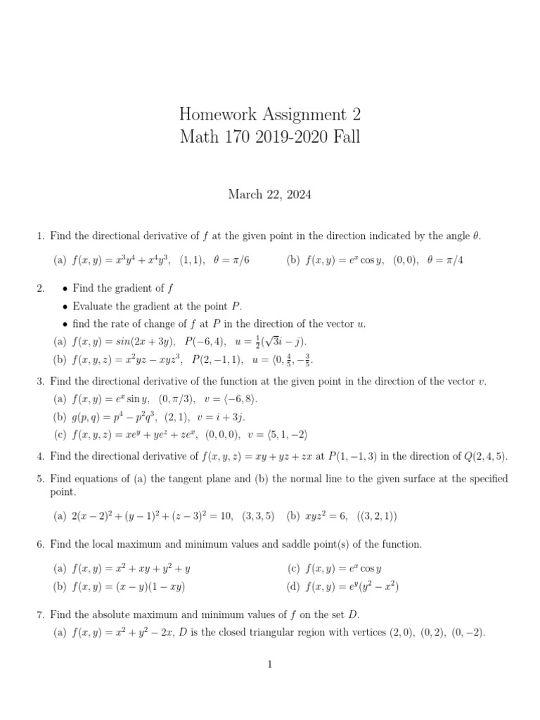 ' Homework 02 | PDF